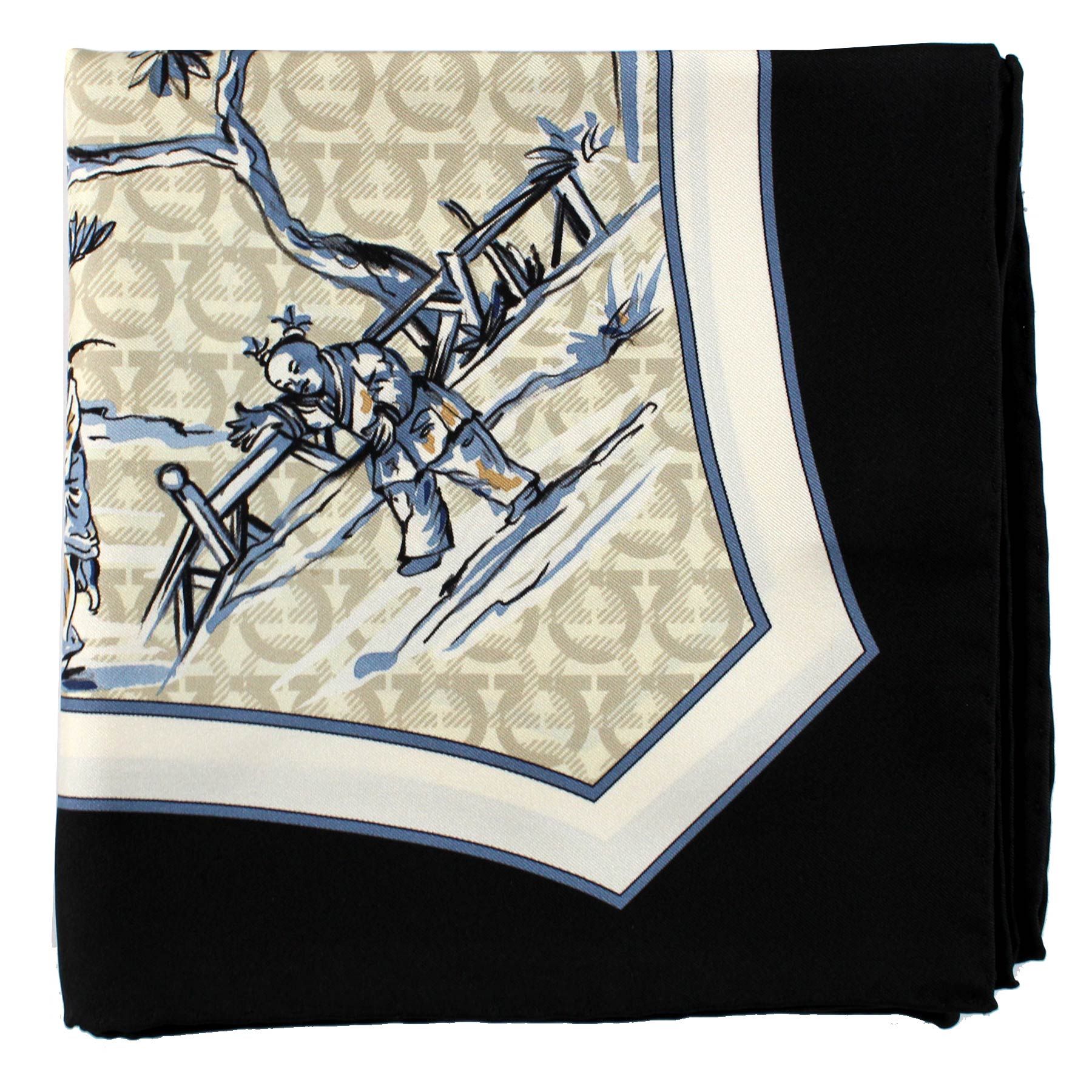 Salvatore Ferragamo Scarves Outlet | Silk Women Scarf Sale - Como Milano