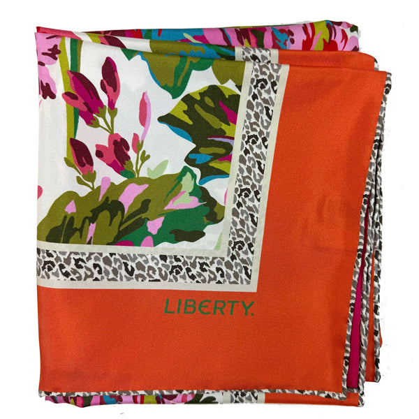 Liberty London Scarves Tagged "orange" - Como Milano